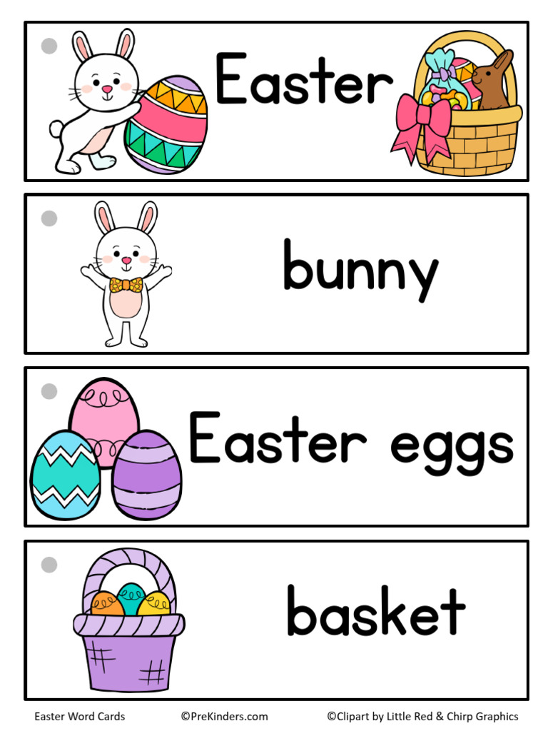 Flash Cards - Easter | PDF