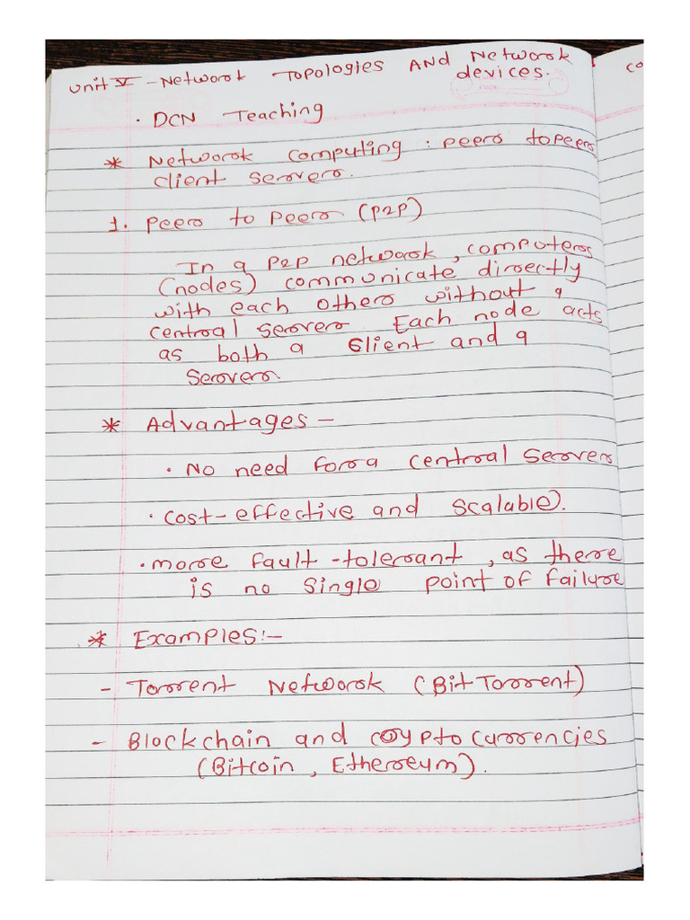 DCN Teaching Notes Karan .... ! | PDF