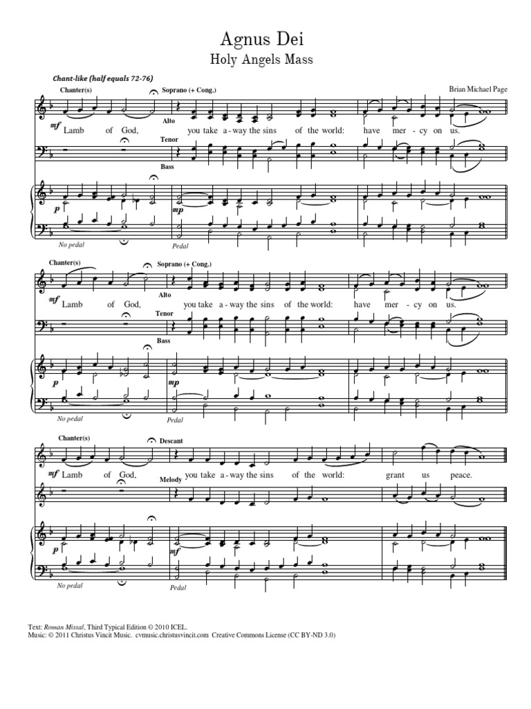 Agnus | PDF | Catholic Liturgy | Choral Music