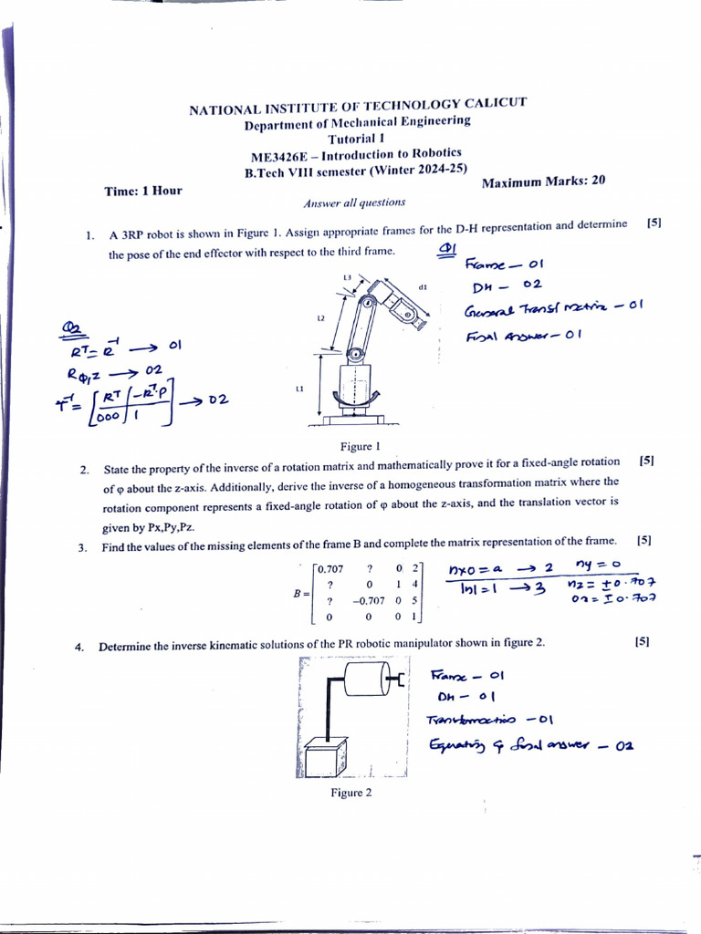 Tutorial 1 Answer Key | PDF