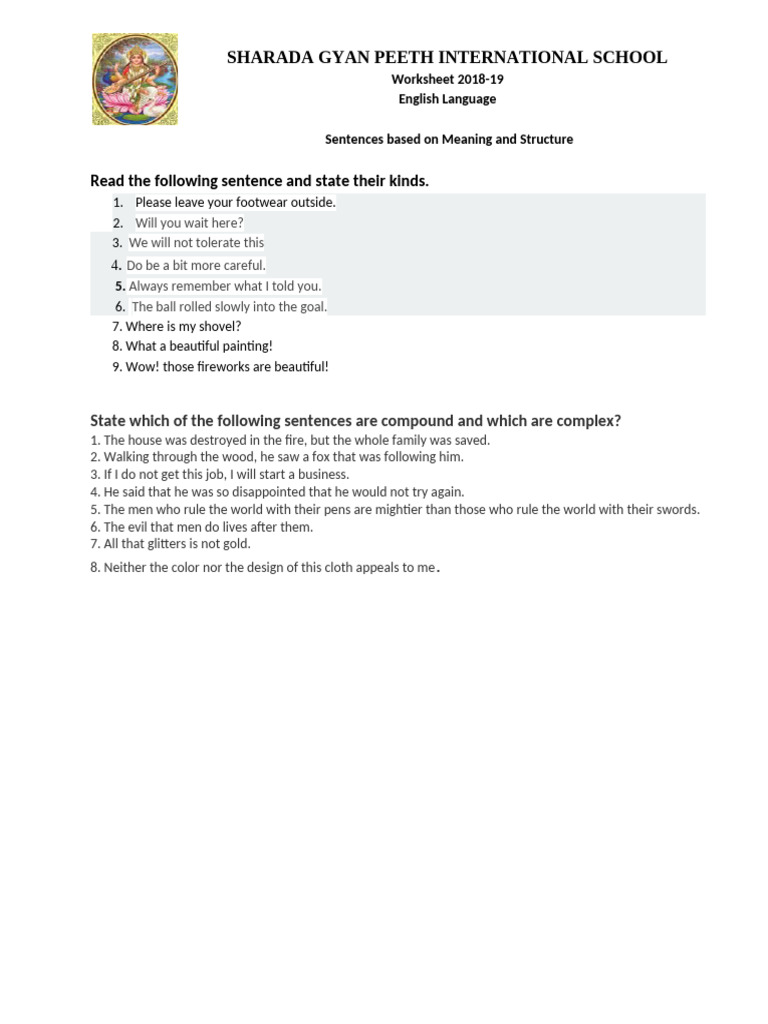 E6c811a1 3eb7 46ca Bd49 46298e7bfb2d - Sentence Based On Meaning | PDF