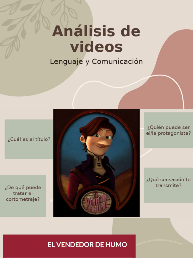Análisis de Videos Vendedor de Humo Unidad 0 | PDF
