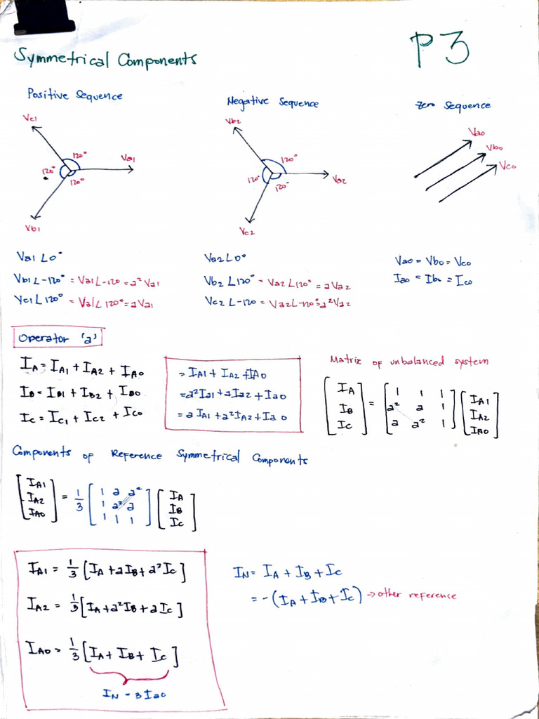 Symmetrical Components | PDF