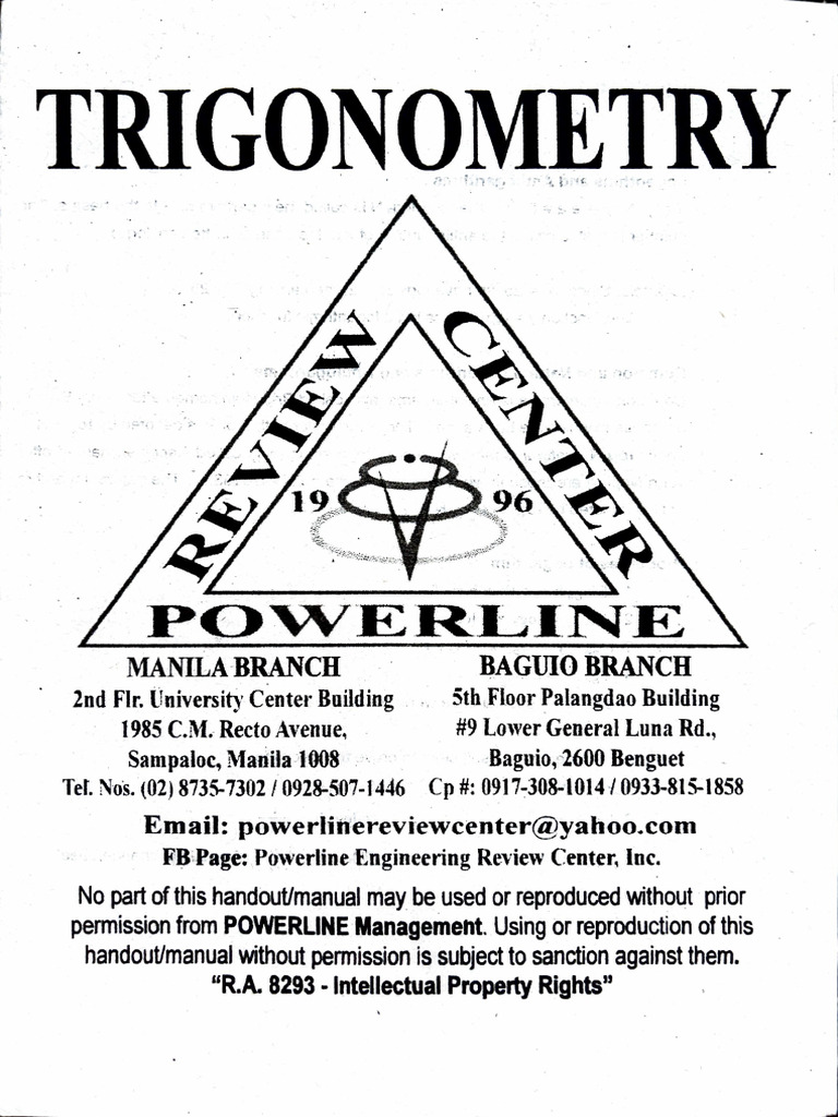 Trigonometry | PDF | Complex Analysis | Elementary Geometry