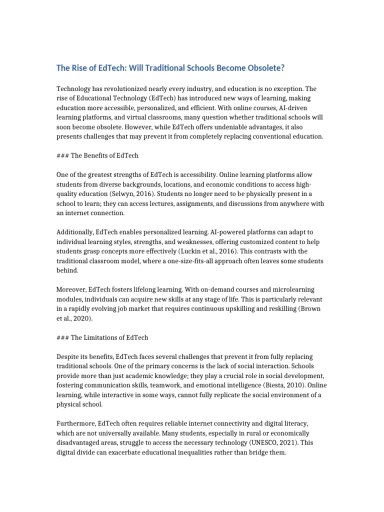 The Rise of Edtech Perf Edu Conclave 2025 | PDF | Educational Technology | Learning