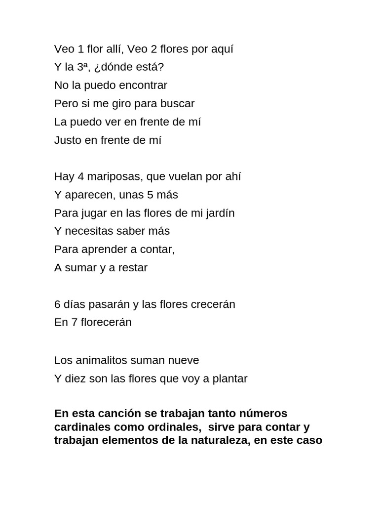 Veo 1 Flor Allí | PDF