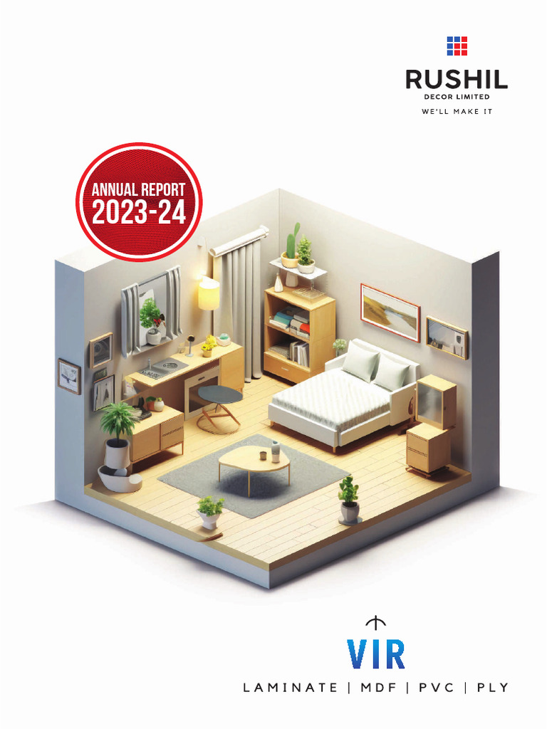 Rushil Decor Annual Report 2023 24 | PDF | Sustainability | Corporate Social Responsibility