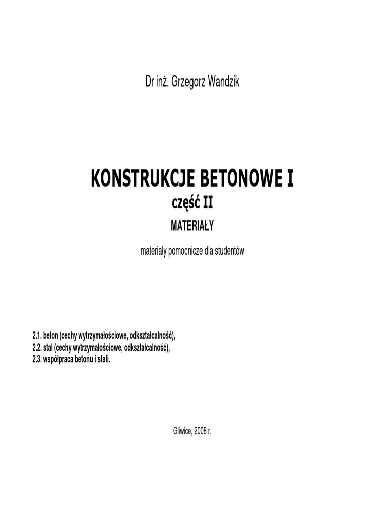 Beton3 Wyk 02 | PDF