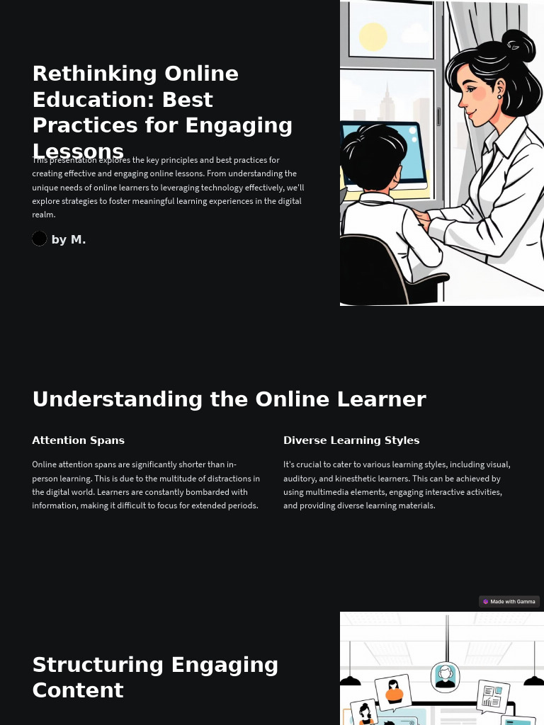 Rethinking Online Education Best Practices For Engaging Lessons | PDF ...