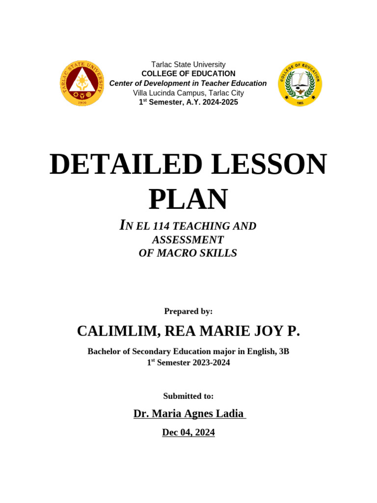 LESSON PLAN 3 Final. WRITING | PDF | Résumé | Learning