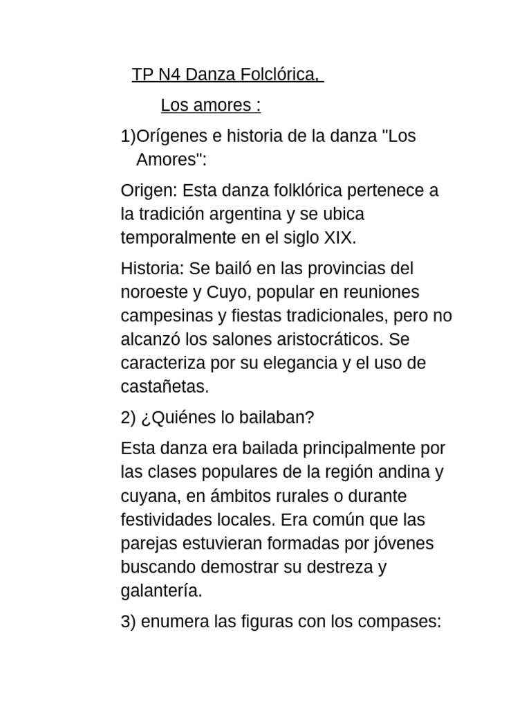 TP n4 Danza | PDF