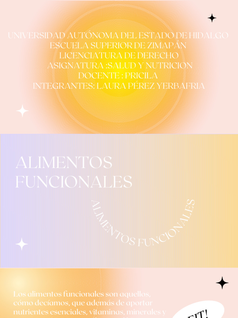 Alimentos Funcionales | PDF