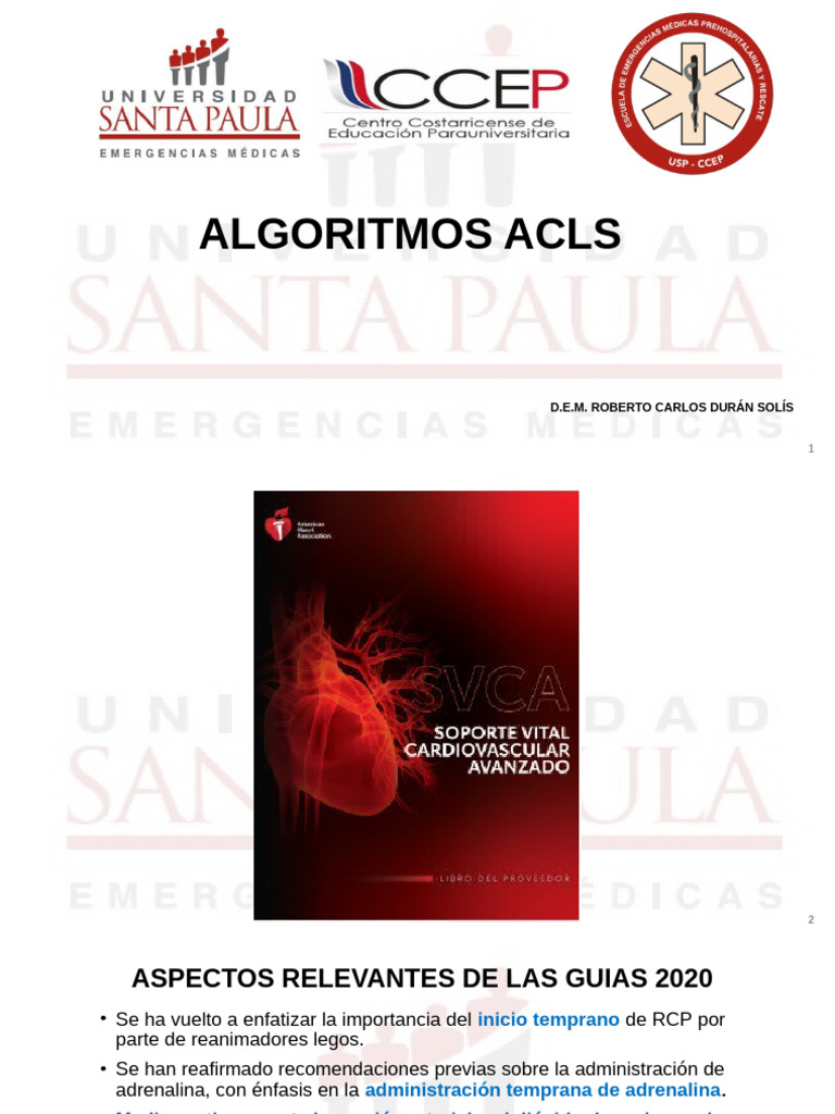 Algoritmos Acls | PDF