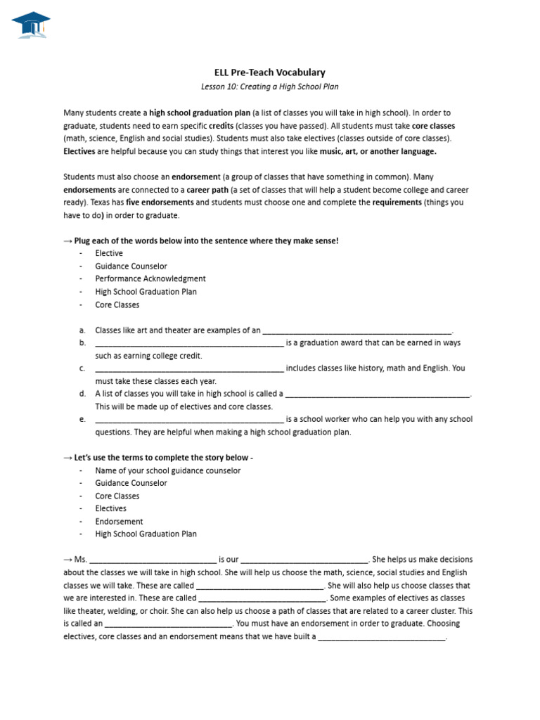 High School Graduation Plan Guide | PDF