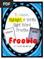 Rainbow Compound Words Activity | PDF | Language Arts & Discipline