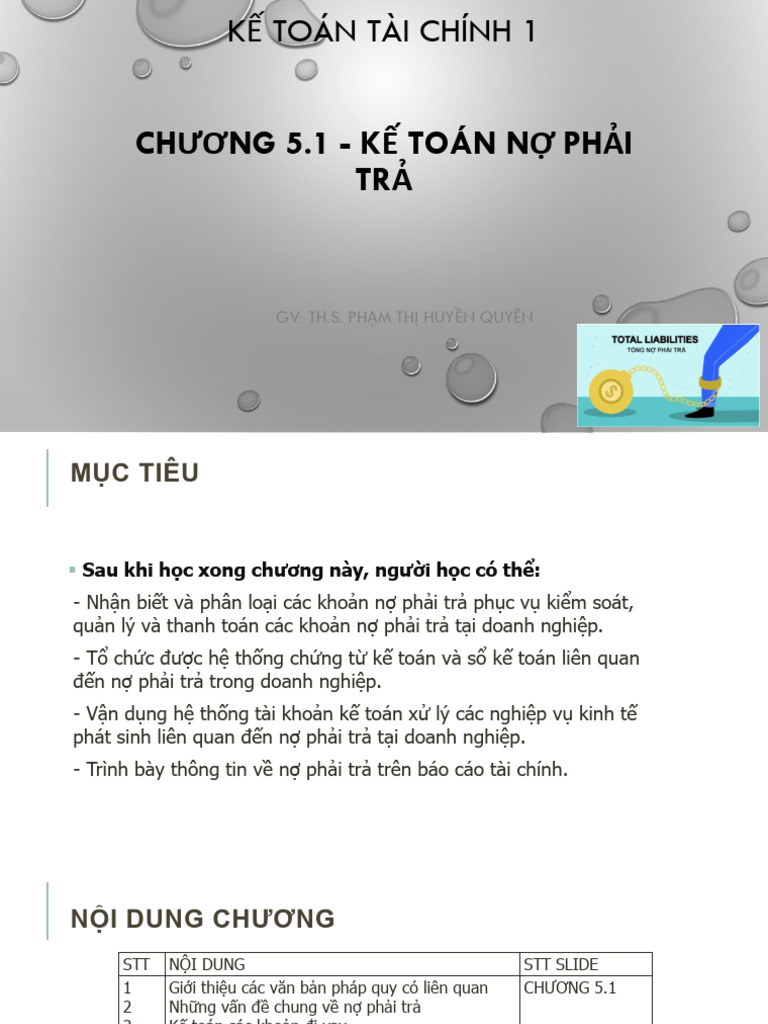 Kttc1 Chương 5.1 | PDF