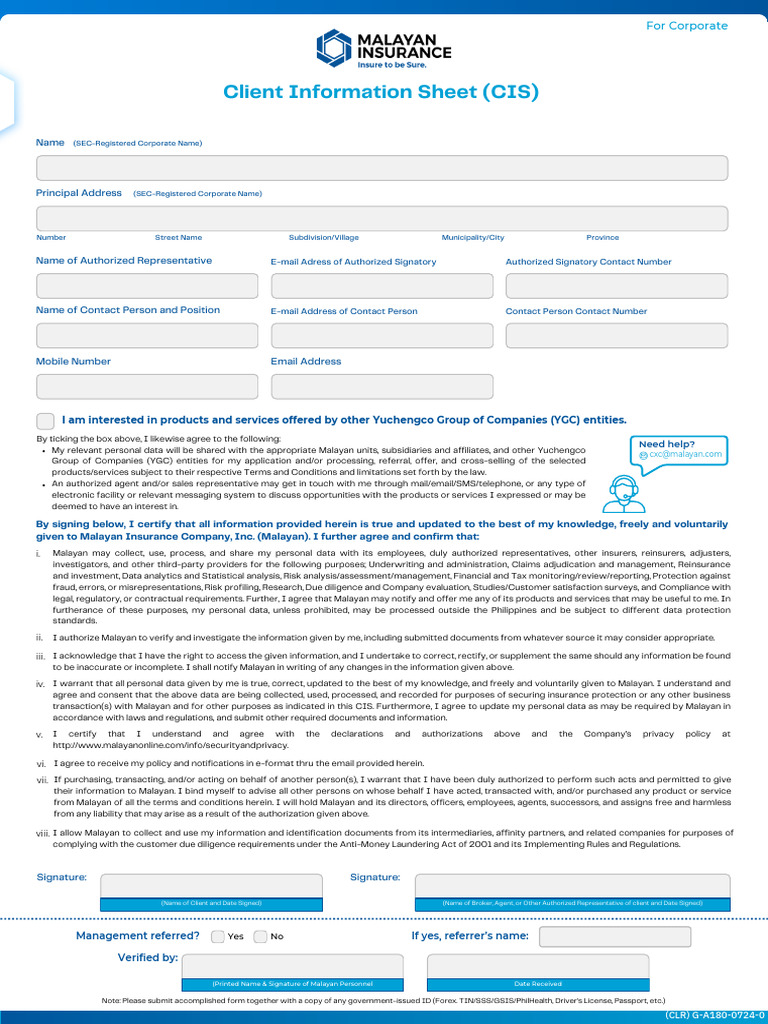 Corporate Low Risk - CIS | PDF | Insurance | Underwriting