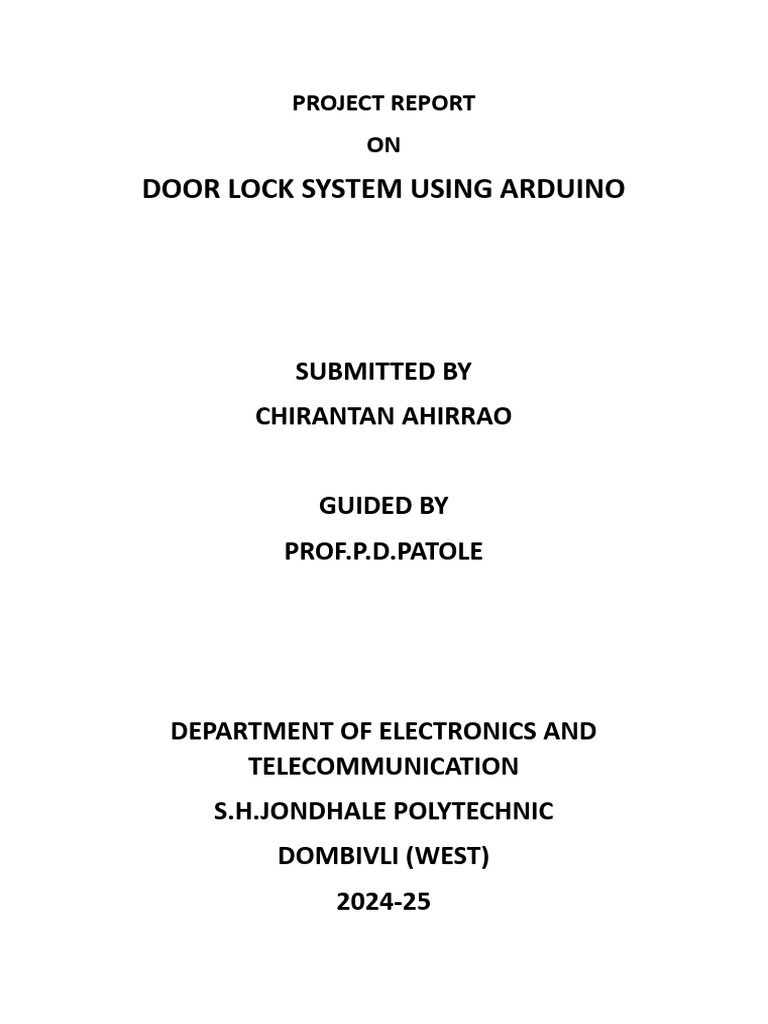 Chirantan Capstone Front | PDF