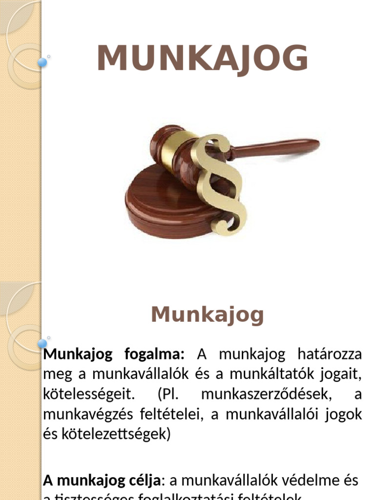Munkajog | PDF