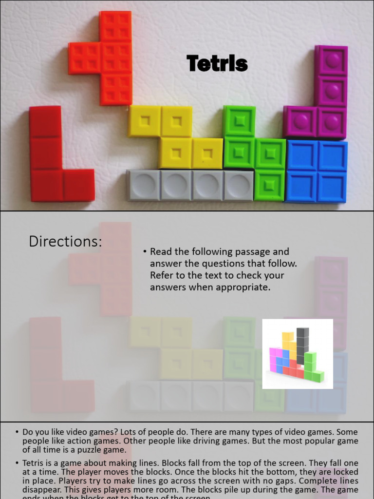 Understanding Tetris: Gameplay and History | PDF | Video Games | Gaming