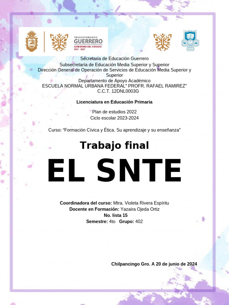El SNTE | PDF