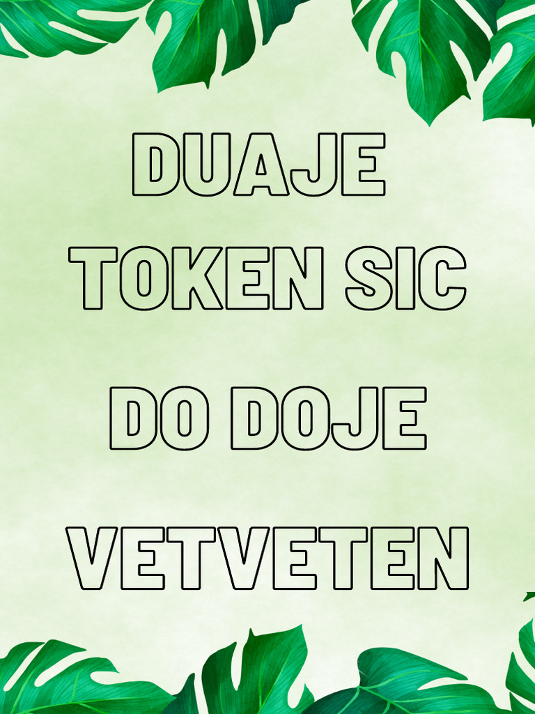 Duaje Token Sic Do Doje Vetveten | PDF