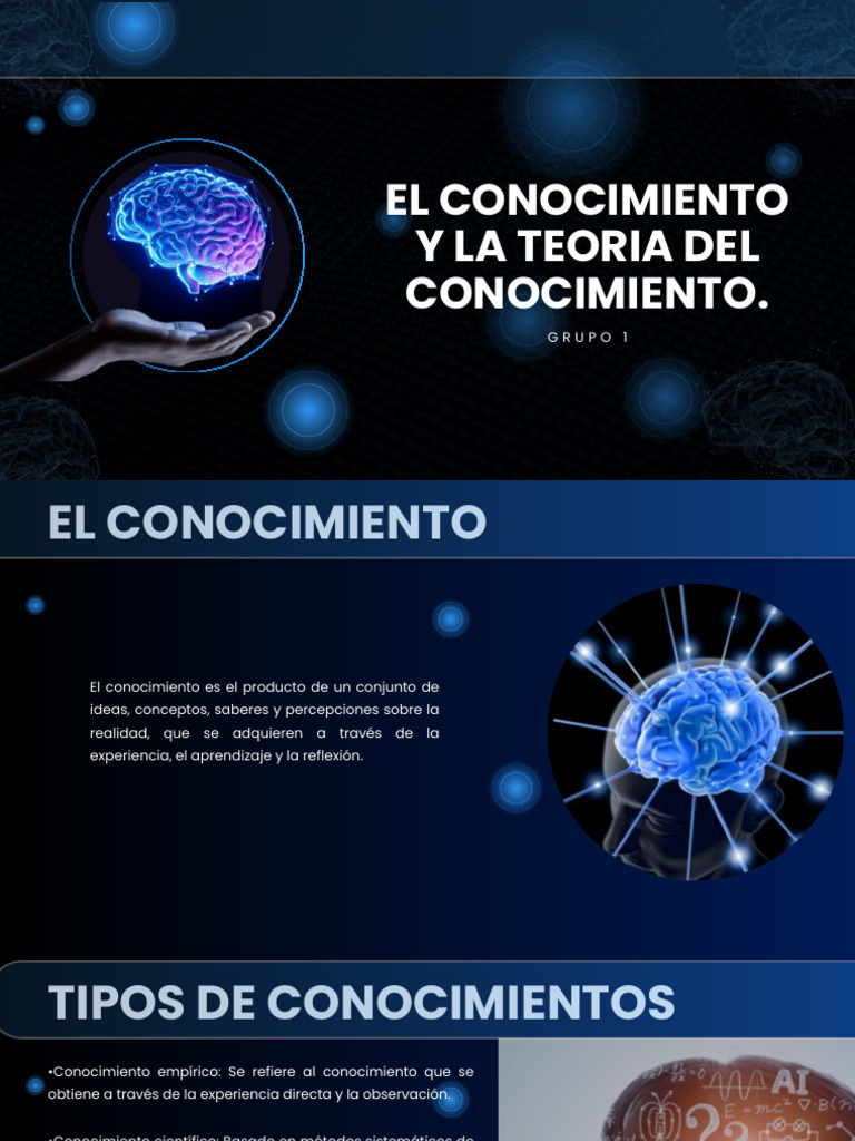 Tipos y Teorías del Conocimiento Humano | PDF | Conocimiento | Empirismo