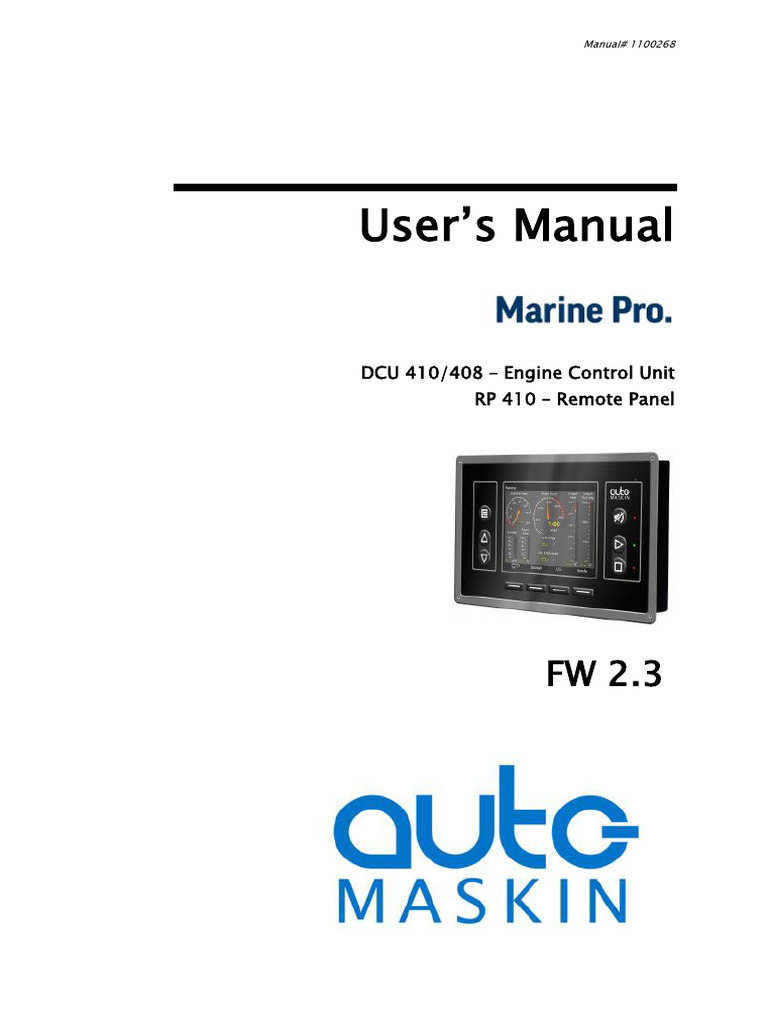 Auto Maskin 400 - Series - User - S - Manual - 2 - 3 | PDF | Ip Address ...