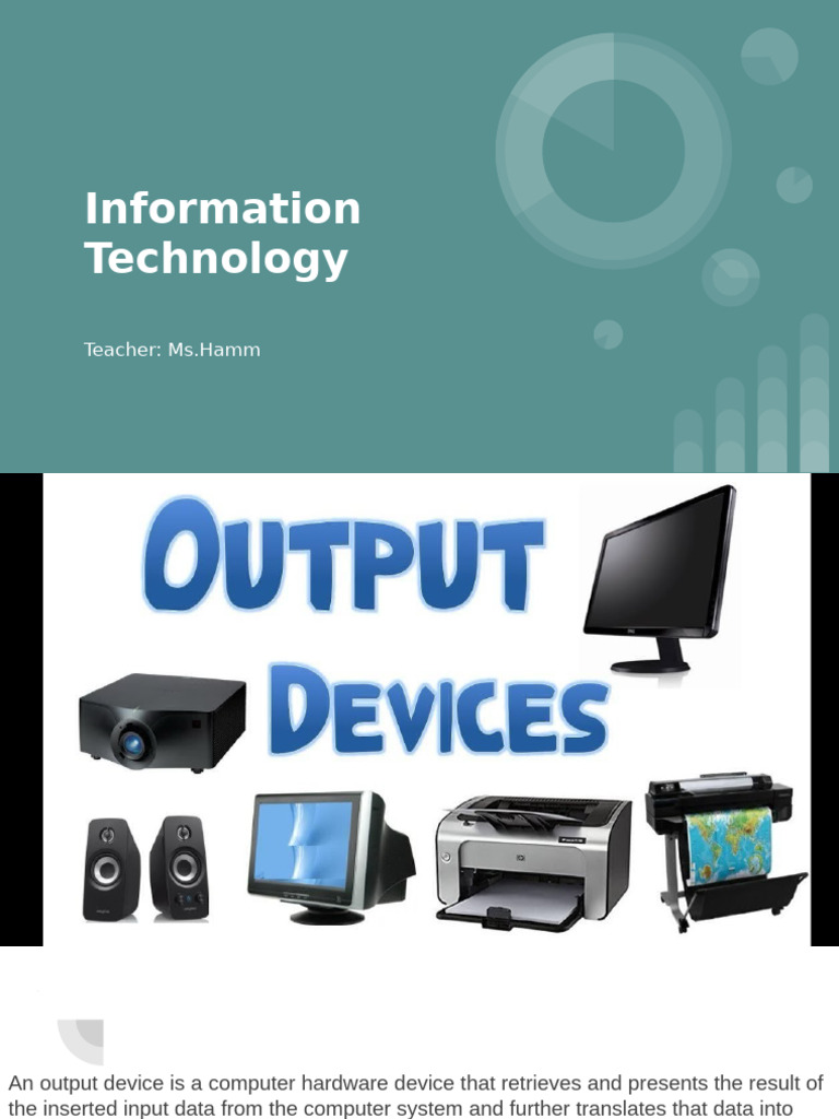 Output Devices | PDF