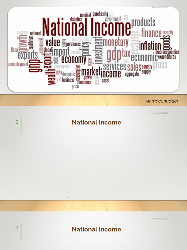 Understanding National Income Measurement | PDF | Measures Of National ...