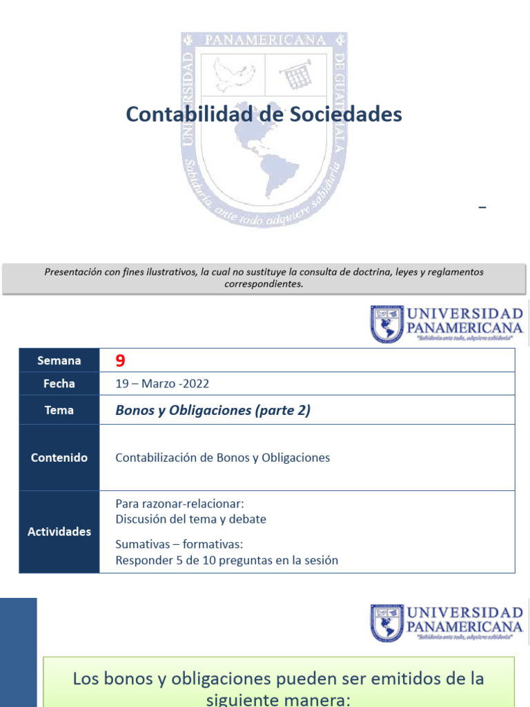 Contabilización de Bonos y Obligaciones | PDF | Interés | Contabilidad