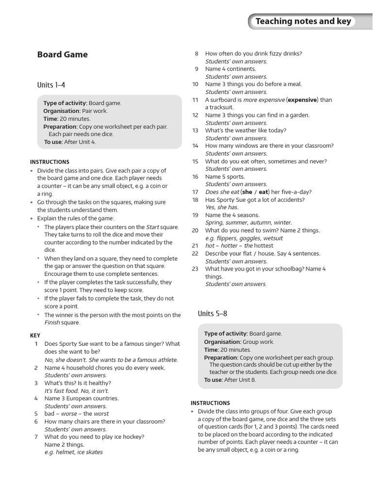 Brainy KL 5 TRF TN Board Games | PDF | Question