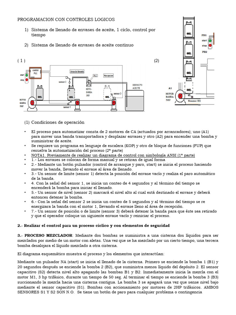 Problemas PLC | PDF