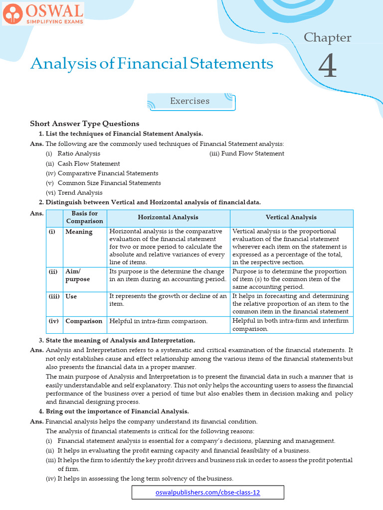 Financial Statement Analysis Techniques | PDF | Income Statement | Expense