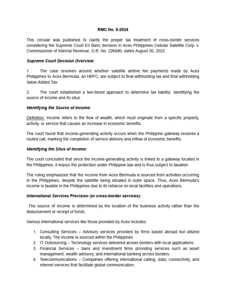 RMC 5-2024 and RMC 38-2024.docx (1)_removed | PDF | Taxes | Value Added Tax