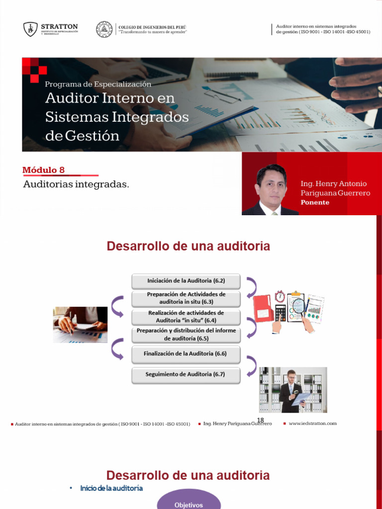 Módulo 08 - Auditor Interno en Sistemas Integrados de Gestión | PDF | Auditoría | Planificación