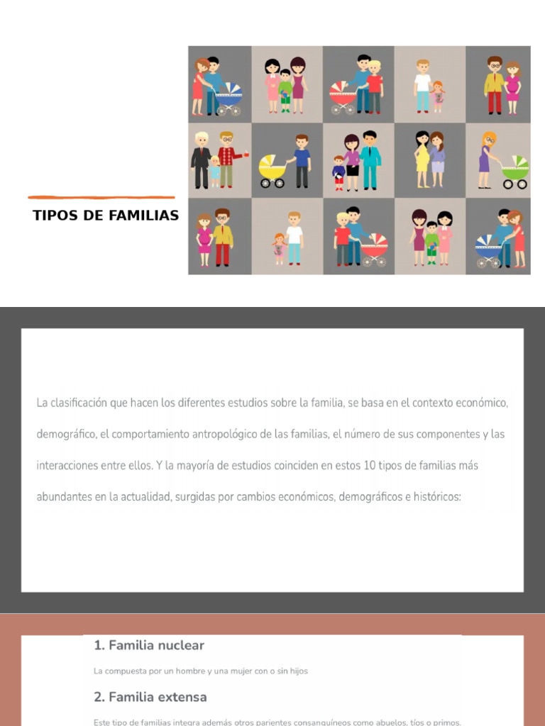1. Tipos de Familias | PDF