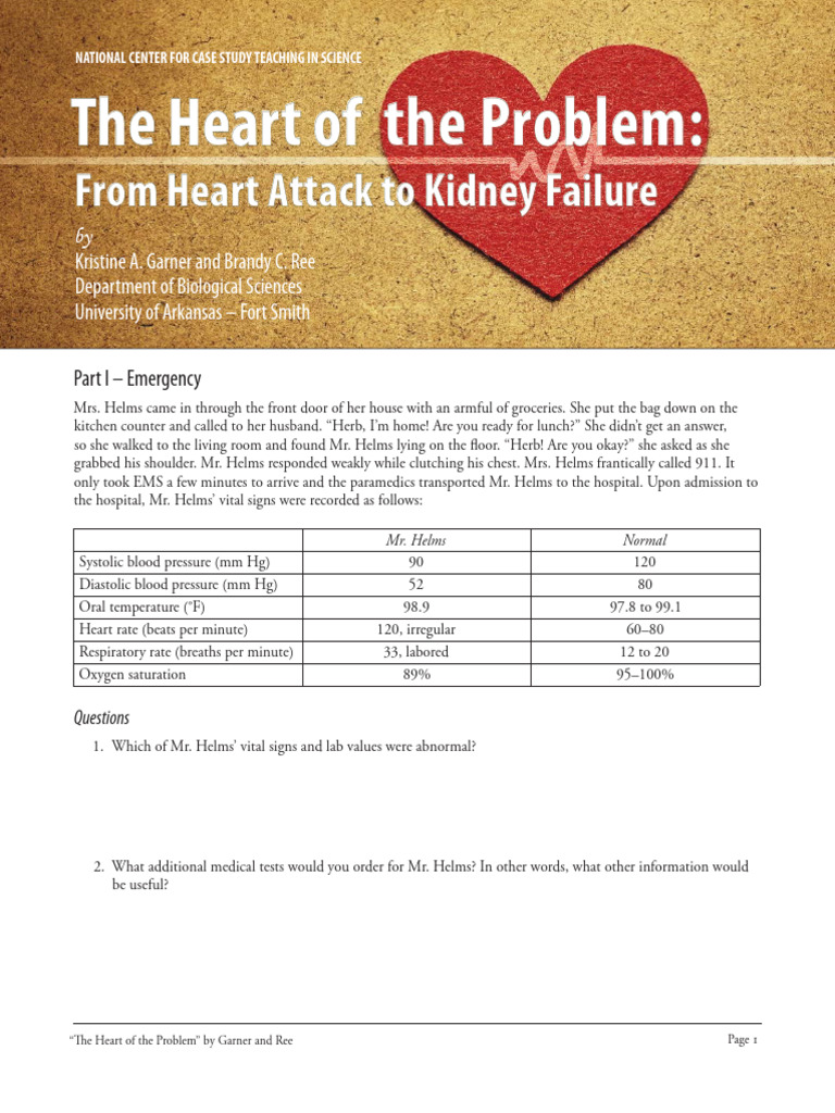 MI-Heart Failure Case Study | PDF | Heart Valve | Heart