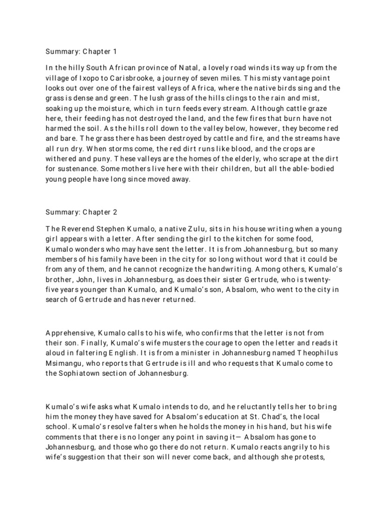 Summary Chapte | PDF