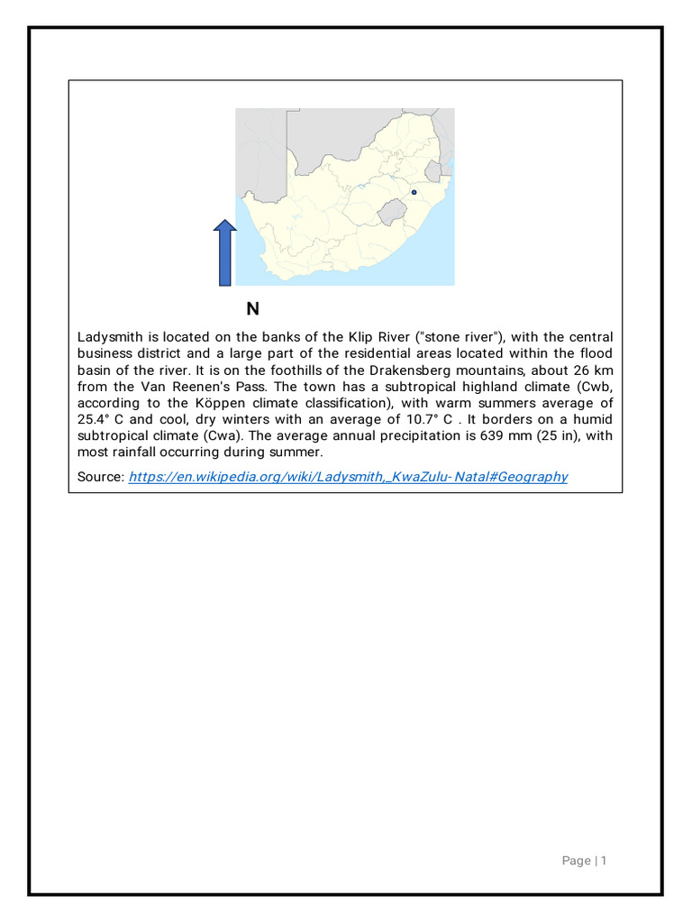 Geogs GR12 Task 1 Mapwork March 2025 | PDF