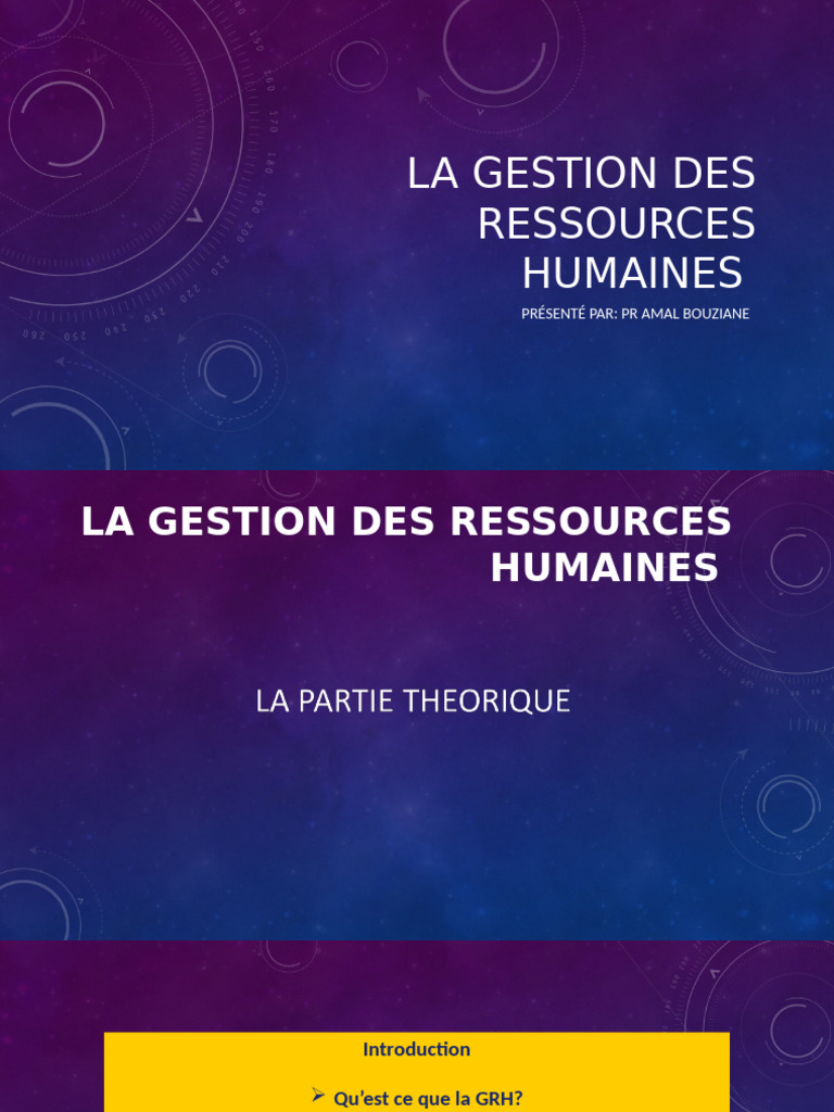 La gestion des ressources humaines ppt sidi bennour - Copie | PDF | Recrutement | Gestion des ...