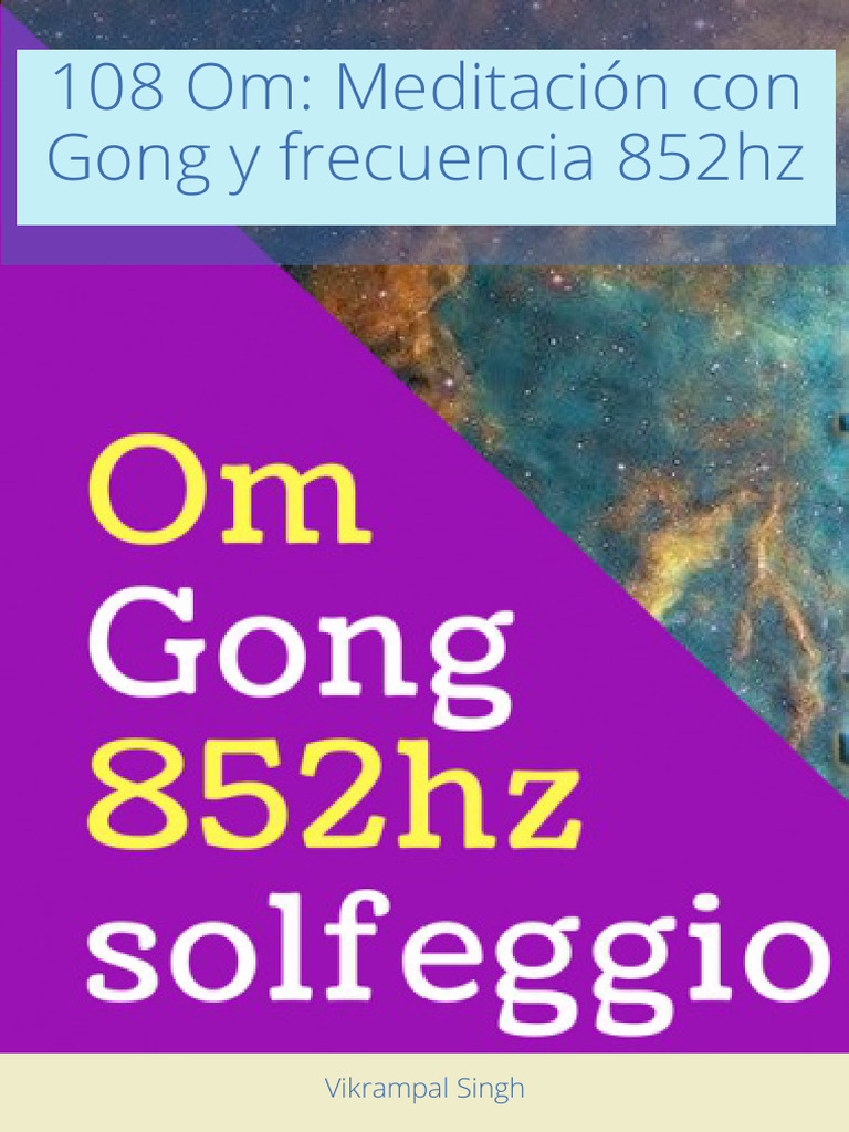 108 Om Gong 852hz Vikrampal | PDF | Mantra | Espiritualidad