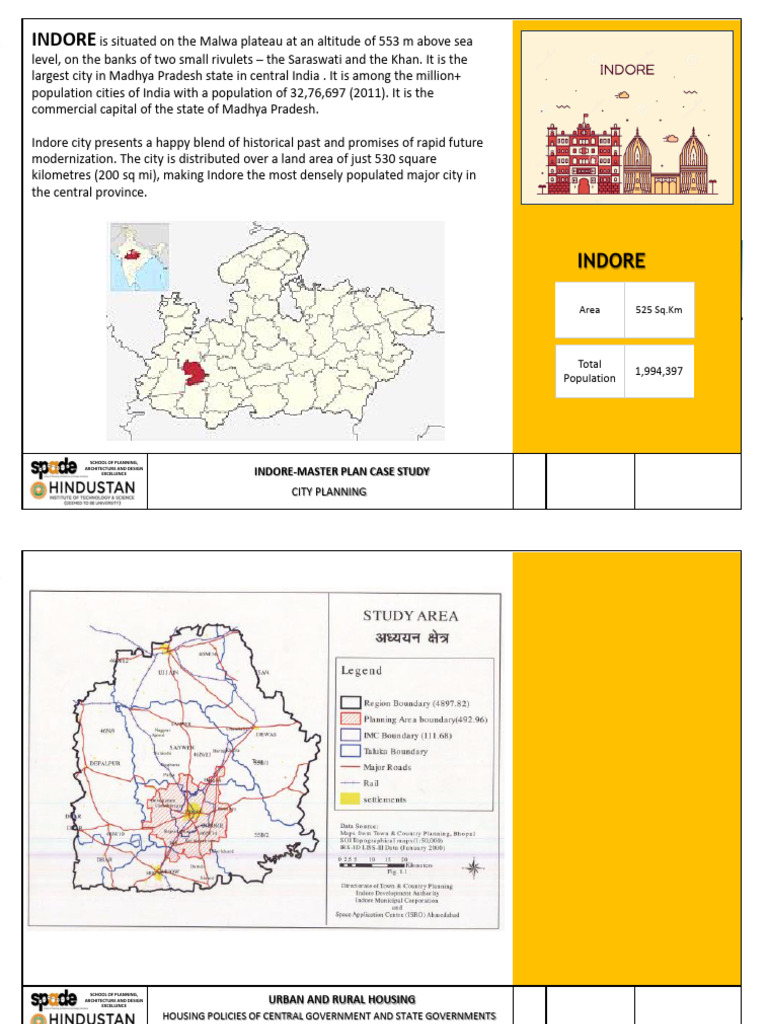 Indore Master Plan - A Detailed Casestudy | PDF | Innovation | Economies