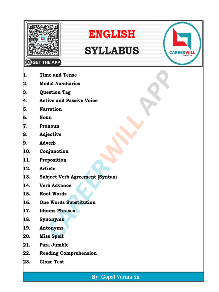 ##Gopal Sir English | PDF | Verb | English Language