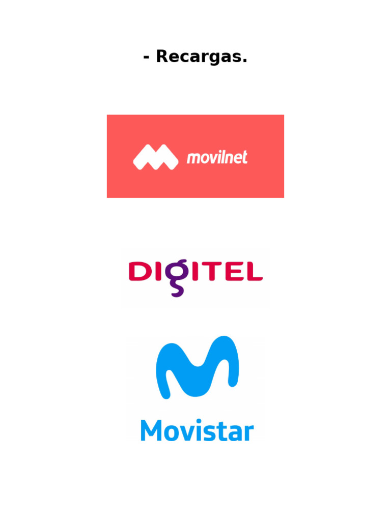 Recargas Modificado | PDF