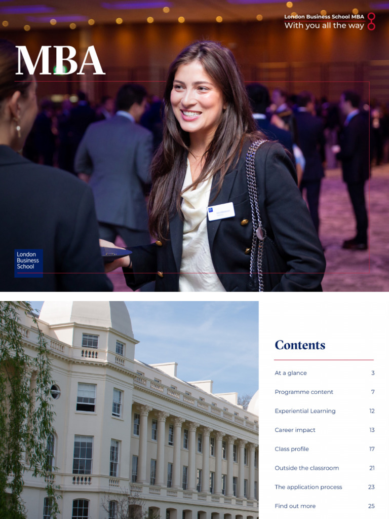 London Business School MBA Brochure | PDF