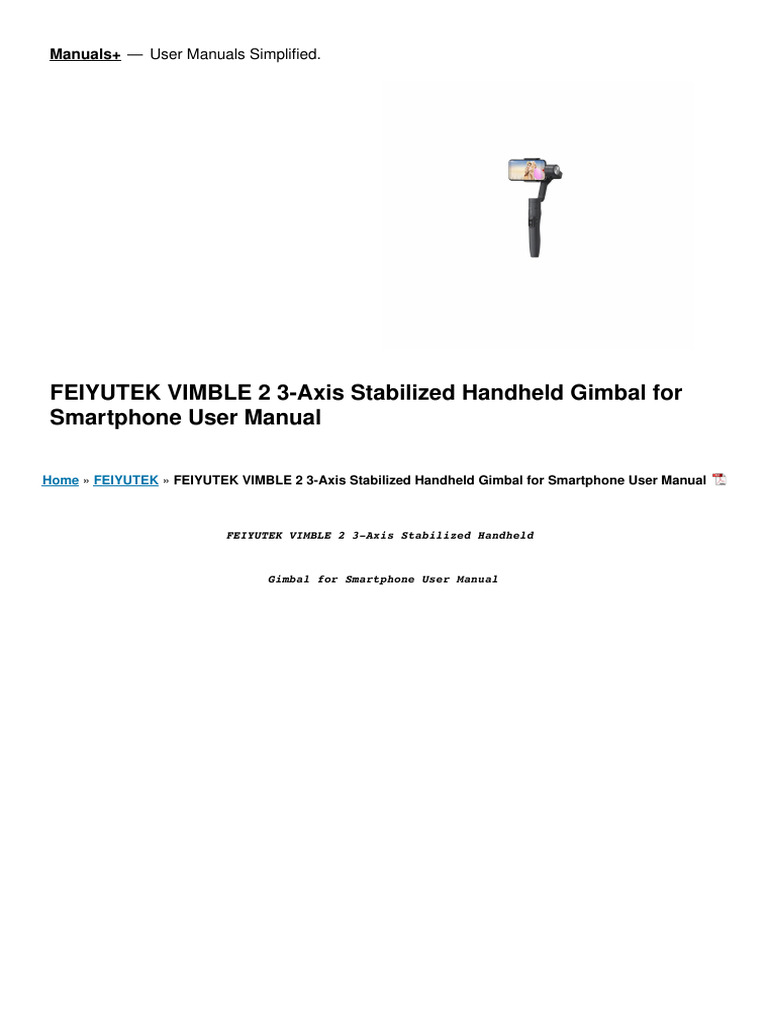 Vimble 2 User Manual Guide | PDF | Smartphone | Rotation