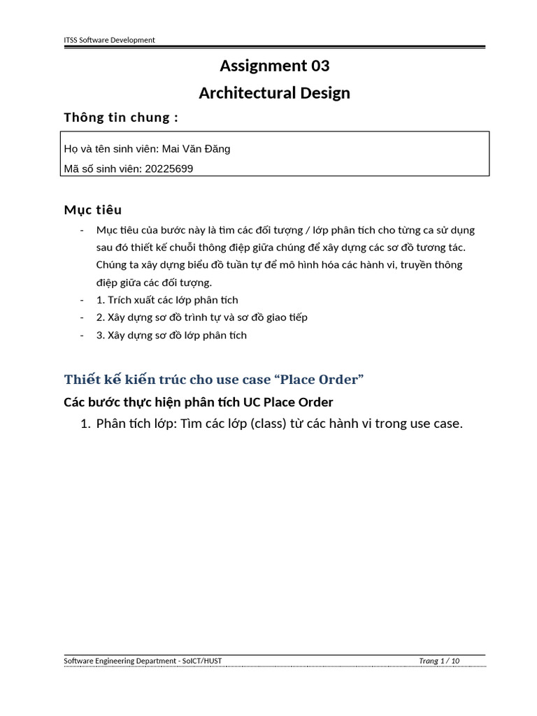 Assignment 03 - Architectural Design 20242 | PDF