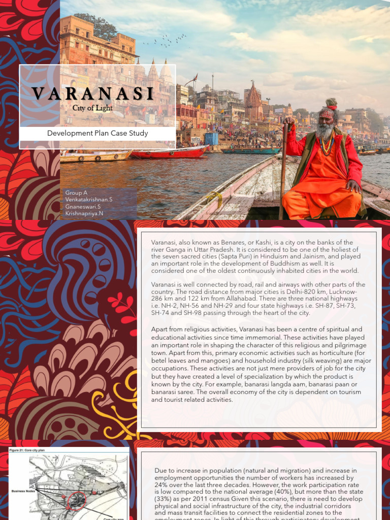 Varanasi Development Plan Case Study | PDF | Tourism