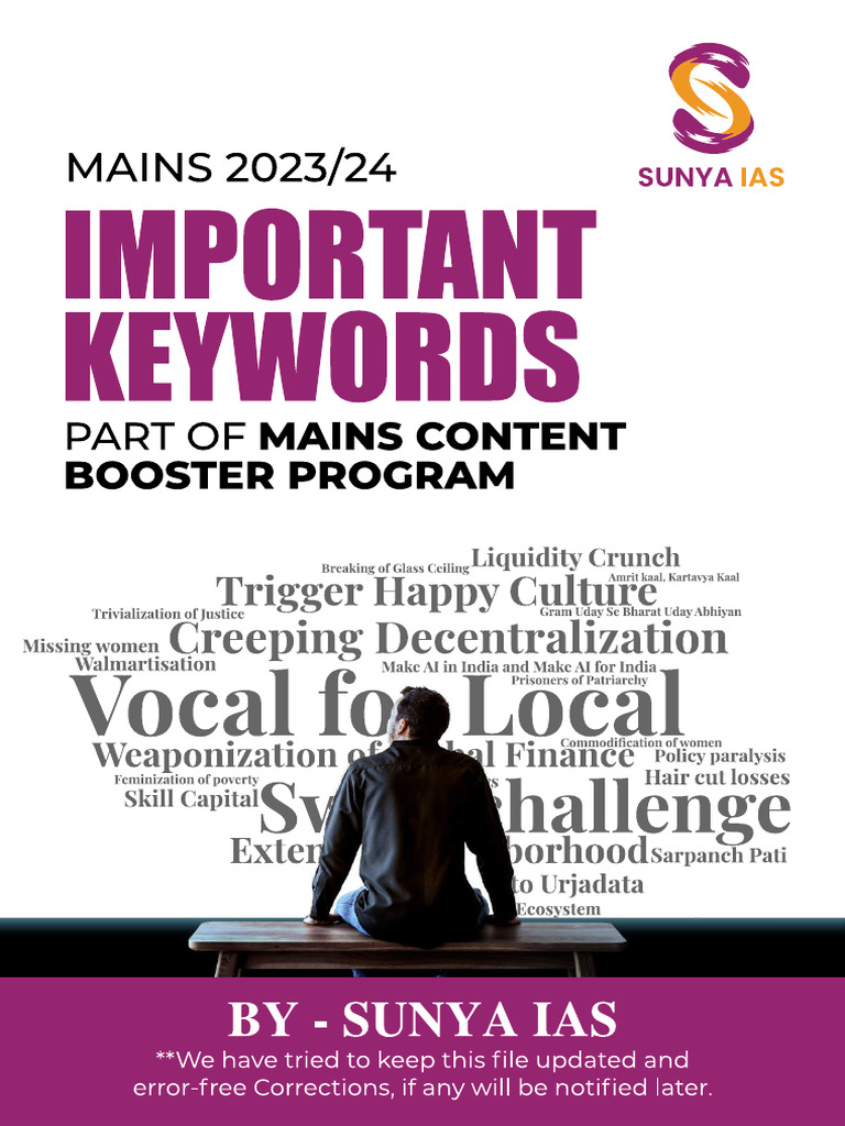 Sunya IAS Course Offerings Overview | PDF | Democracy | Political ...